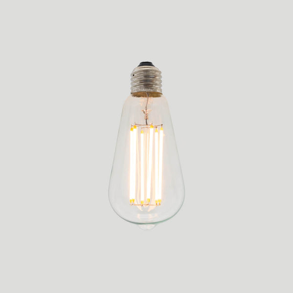 ST64 6W E27 2700K LONG FILAMENT - Vintage LED - LED Edison Globes ...